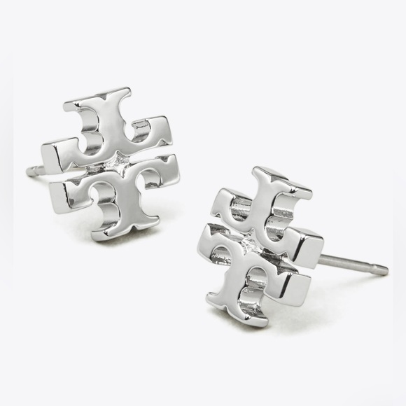 Tory Burch | Jewelry | Tory Burch Kira Silver Stud Earrings | Poshmark